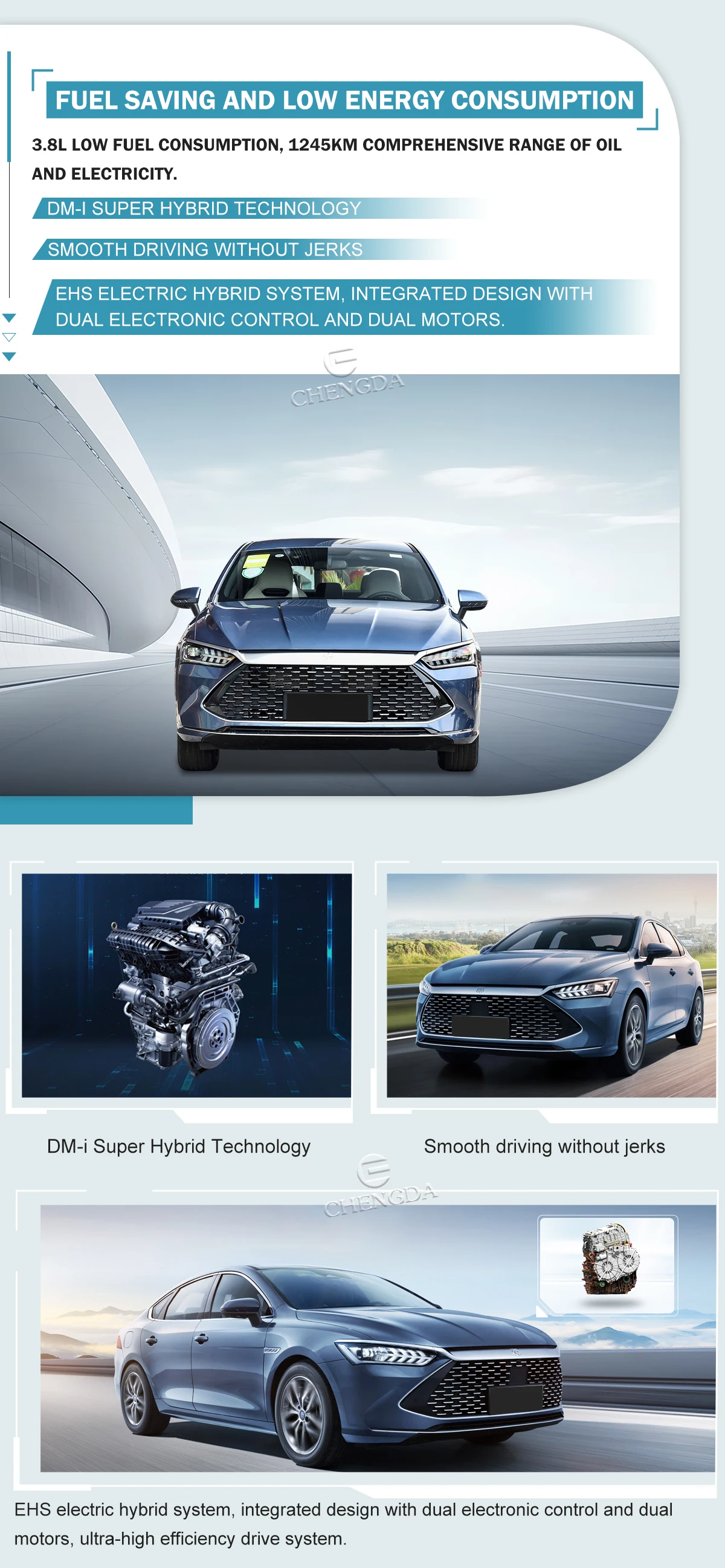 Cheap 2024 Byd Qin Plus Dm-i Honor Edition 120km Leading Model Champion ...