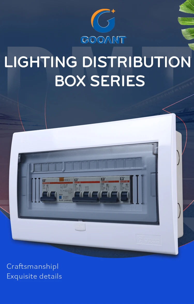 Plastic 3 Phase Wall Mounted Electrical Boxes - Gooant