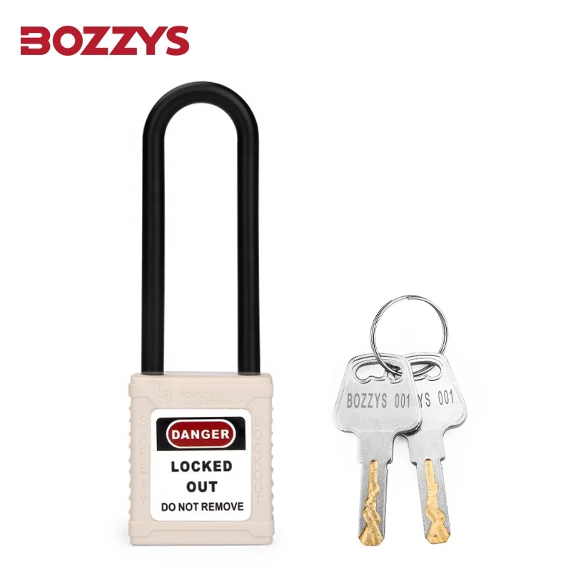 Oem Safety Keyed Alike Insulated Padlocks With 76mm Nylon Shackle For ...