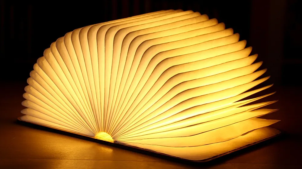 Custom Logo Book Light Usb Led Night Light Kraft Paper Creatnew Gifts ...