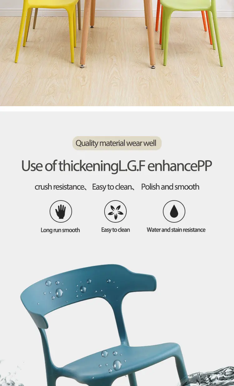 Haisen Portable Melamine Mdf Export Standard Plastic Chairs Carb Luxury Restaurant Chair - Buy ...