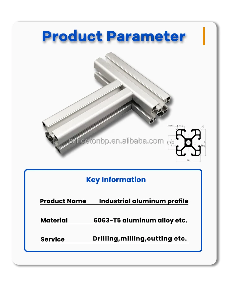 Custom Anodized T-slot Aluminium Extrusion Profile T-groove Used in ...