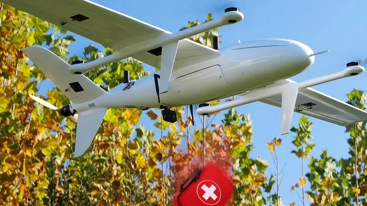 Foxtech Ayk-350 Unmanned Delivery Dron De Entrega De Carga Pesada Largo ...