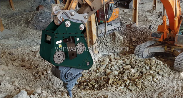 High Frequency Excavator Mounted Hydraulic Ripper Vibro Hammer for ...