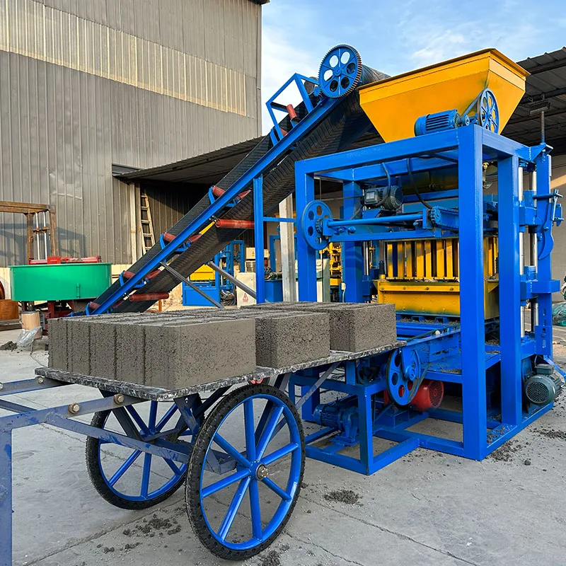 Automatic Cement Block Moulding Machine - High Productivity