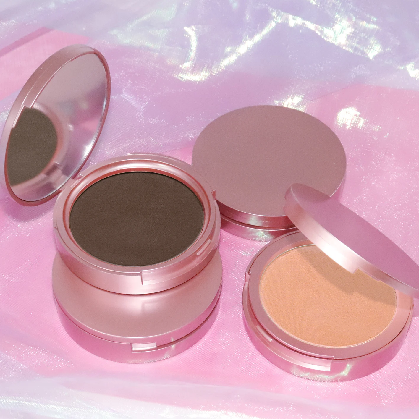 Natural Compact Powder Private Label Oem Face Powder Compact Makeup ...