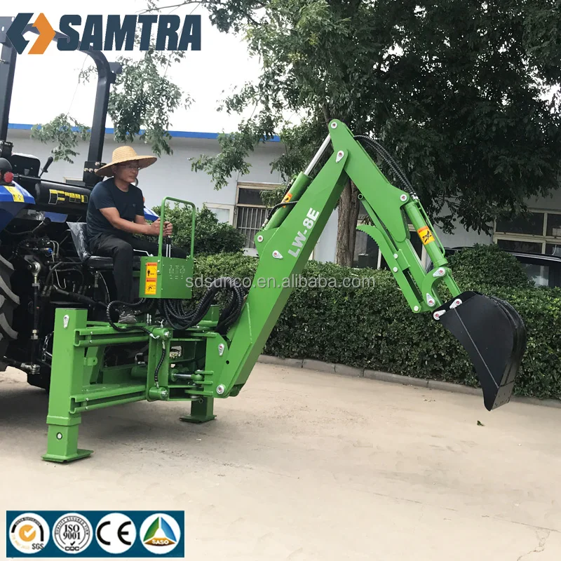 PTO Driven 3 Point Backhoe Excavator for Tractors - Customizable OEM