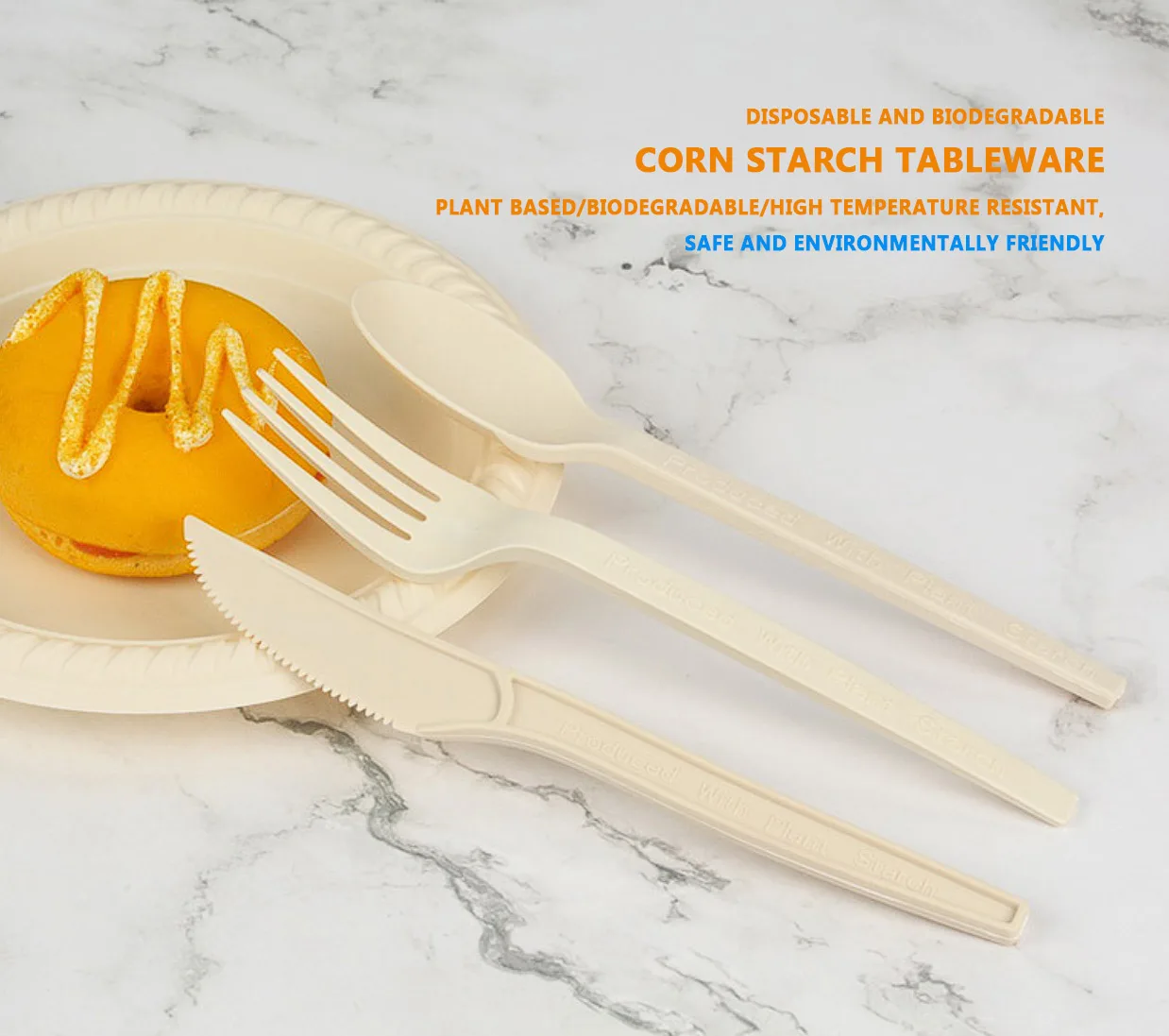 Fork,Spoon And Knife Set Bamboo And Wood Disposable Tableware - Buy ...