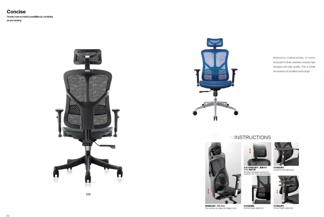 Fancy High Back Boss Swivel Best Full Mesh Seat Back 3d Ergonomic ...