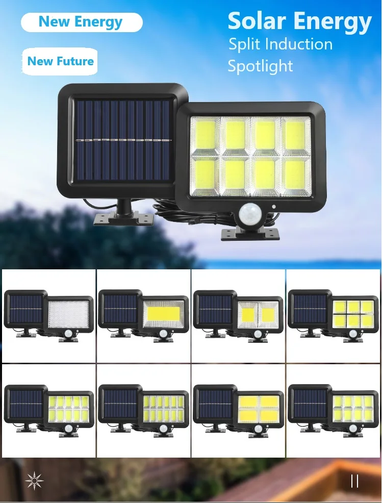 Solar Light High-power Ultra Bright Split Type Led Outdoor Rainproof ...