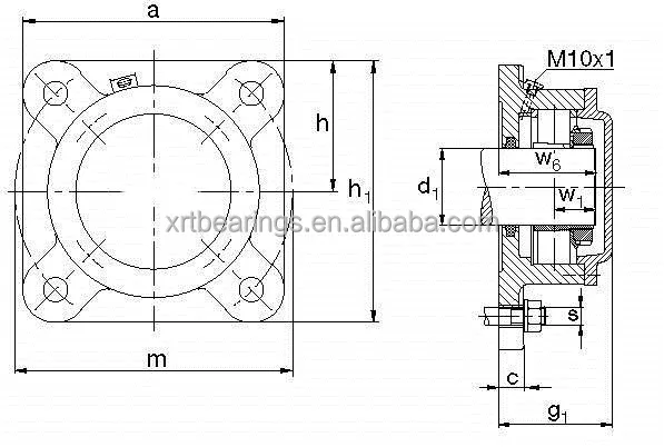 High Quality Plummer Block Bearing Housing Unit F518A
