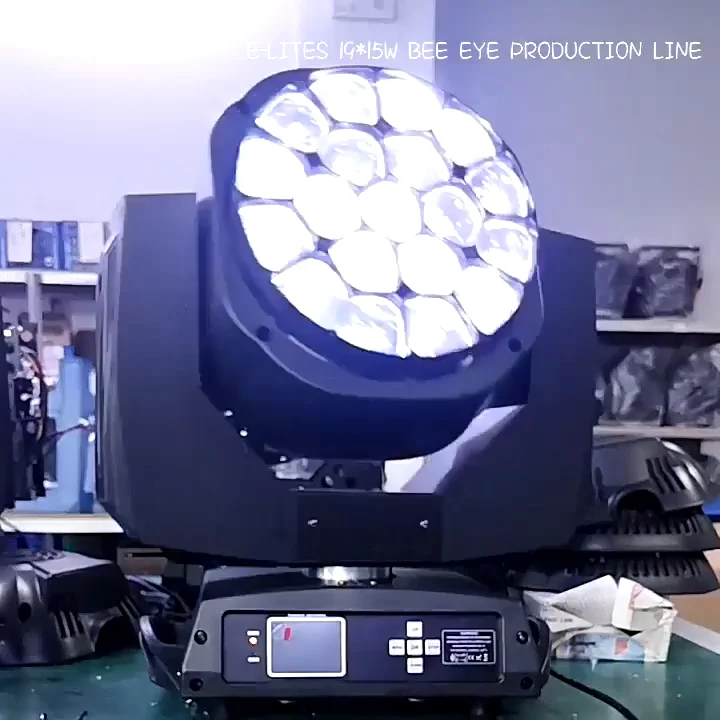 Bee Eye K10 Rgbw 4in1 Rgbw 19x15w Wash Led Moving Head - Buy Wash Led ...