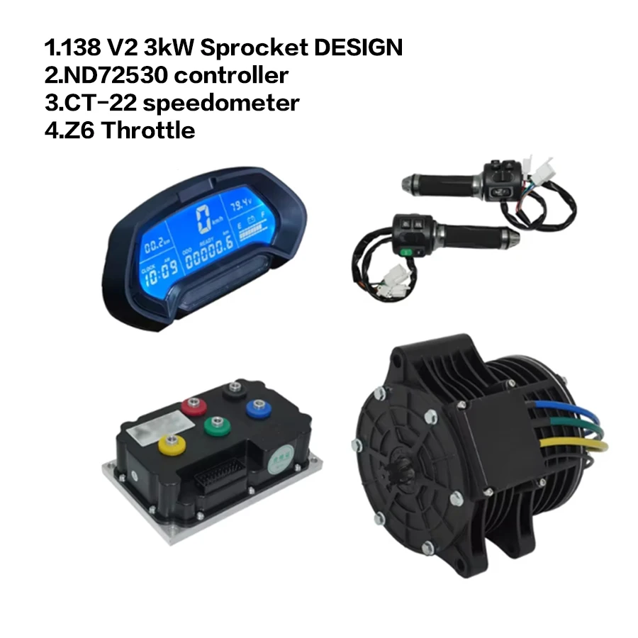QSMOTOR 3000W Controller - High Performance Electric Motorcycle