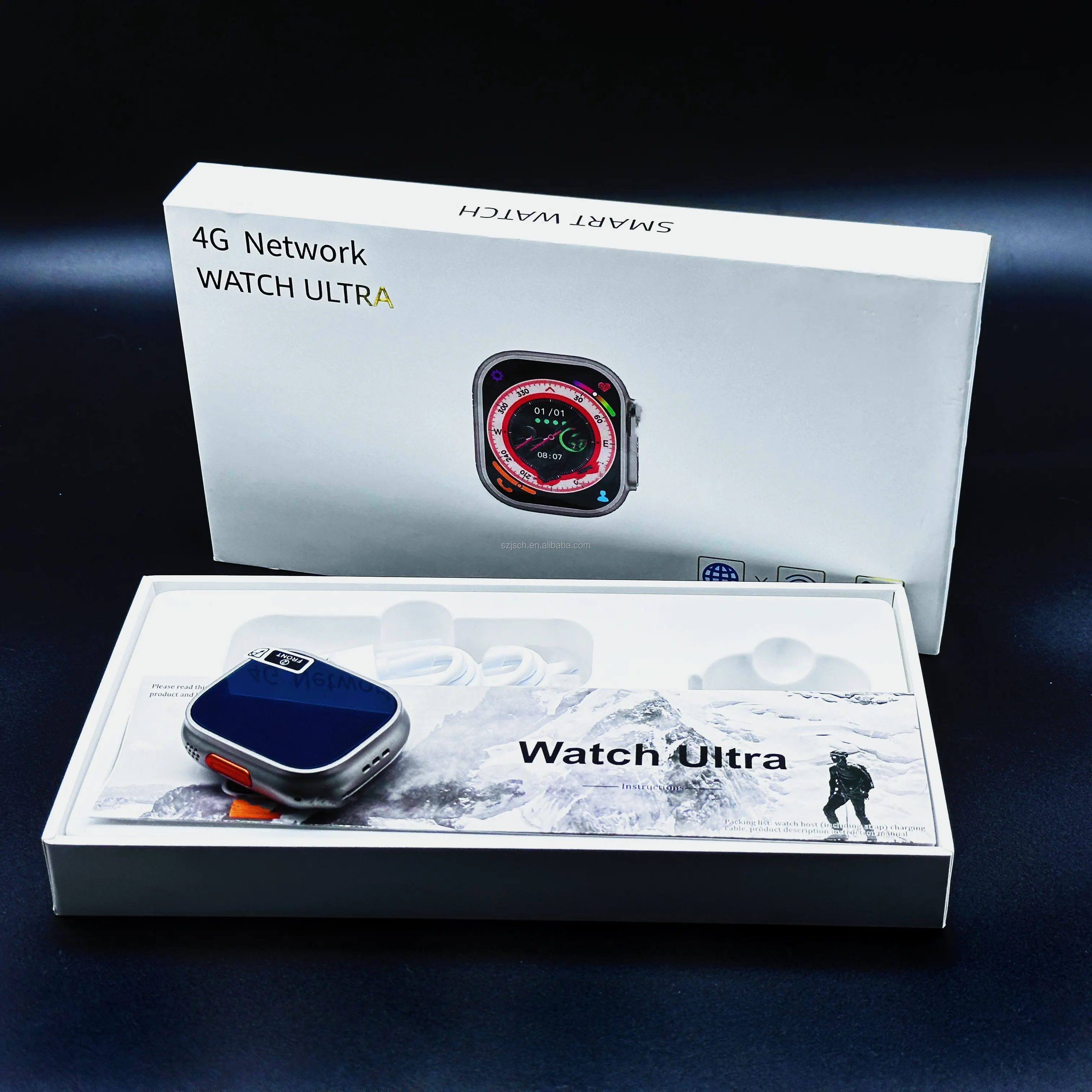 4g Watch Dw88 Ultra Sim Card Smartwatch Dw88 Ultra 4g Wifi 64gb Rom 4gb ...