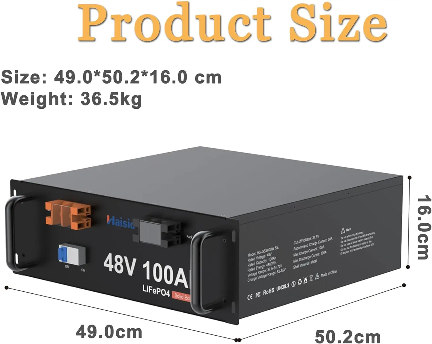 48v 100ah Lifepo4 Battery - Reliable Energy Storage Solutions