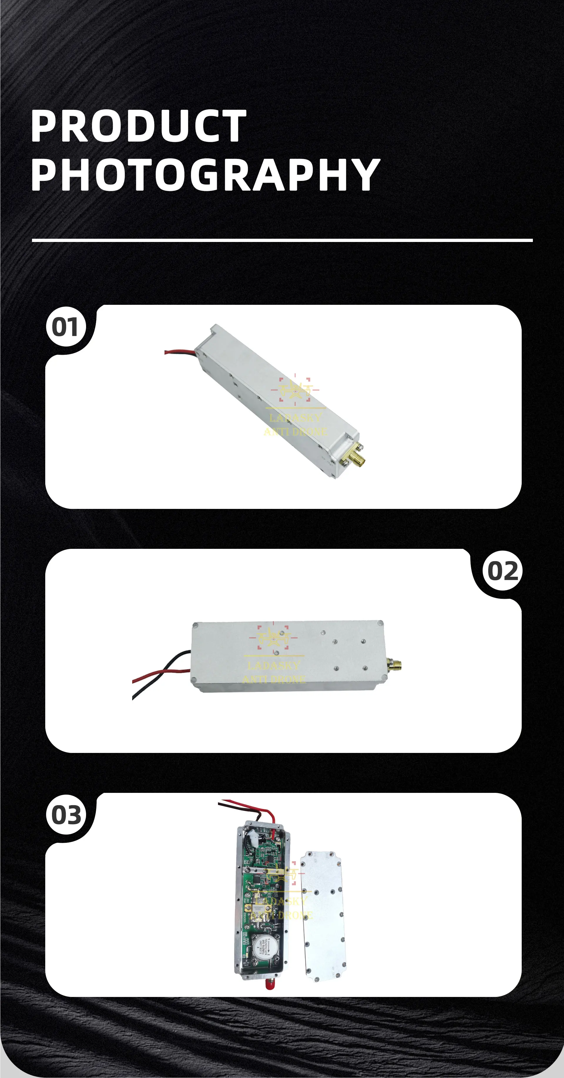 1.2G 50W PA GaN Anti Drone Module Counter Fpv anti fpv anti drone DJI ...