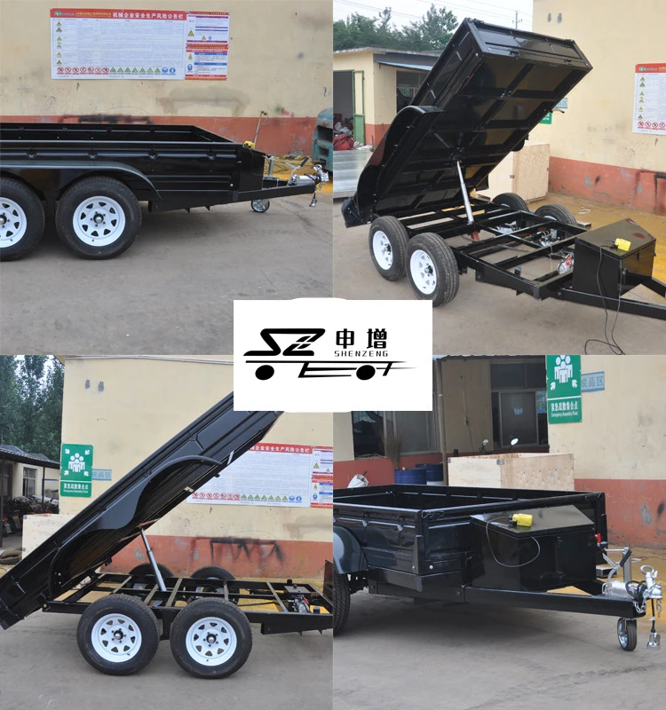 Heavy Duty Box Trailer CE Approved Galvanised 8x5ft Car Trailer ...