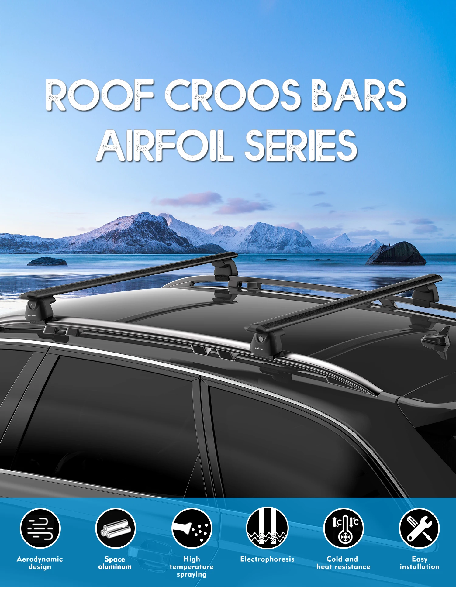 Heavy-duty Car Crossbar Airfoil| Alibaba.com