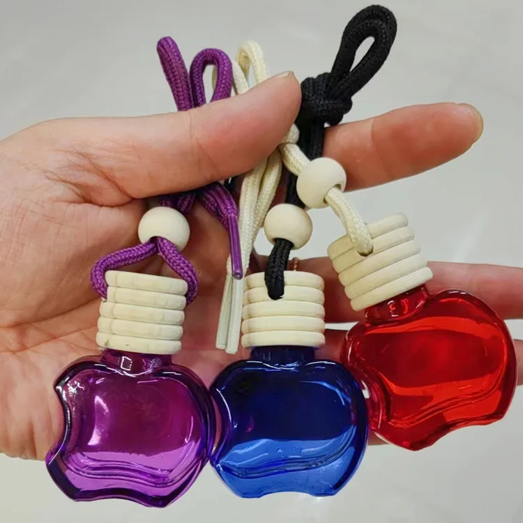 colorful car hanging diffuser bottle car air freshener perfume oil ...