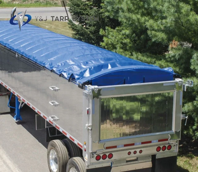 Manual Crank Sliding Cable Tarp System For Tippers Truck - Buy Crank ...