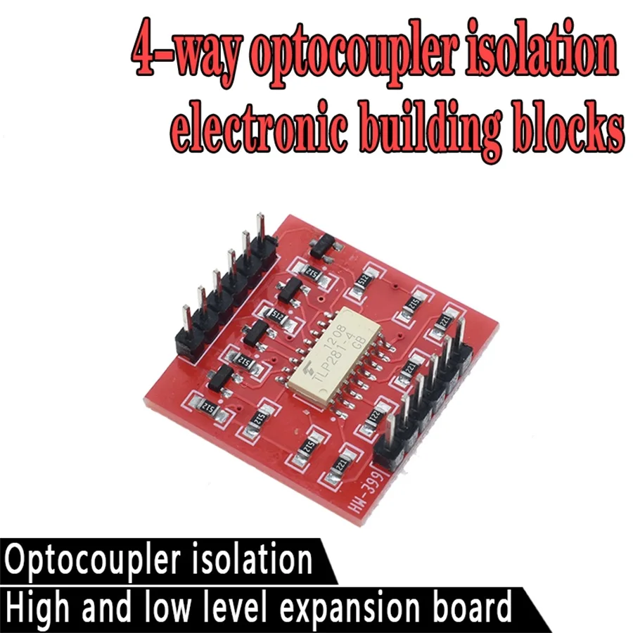 TLP281 4 Channel Opto-isolator IC Module Expansion Board High And Low ...