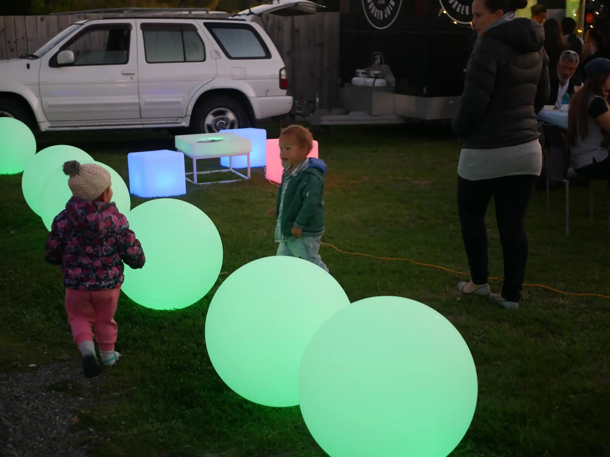 Dia 15cm Big Illuminating Floating Rgb Color Garden Waterproof Outdoor ...