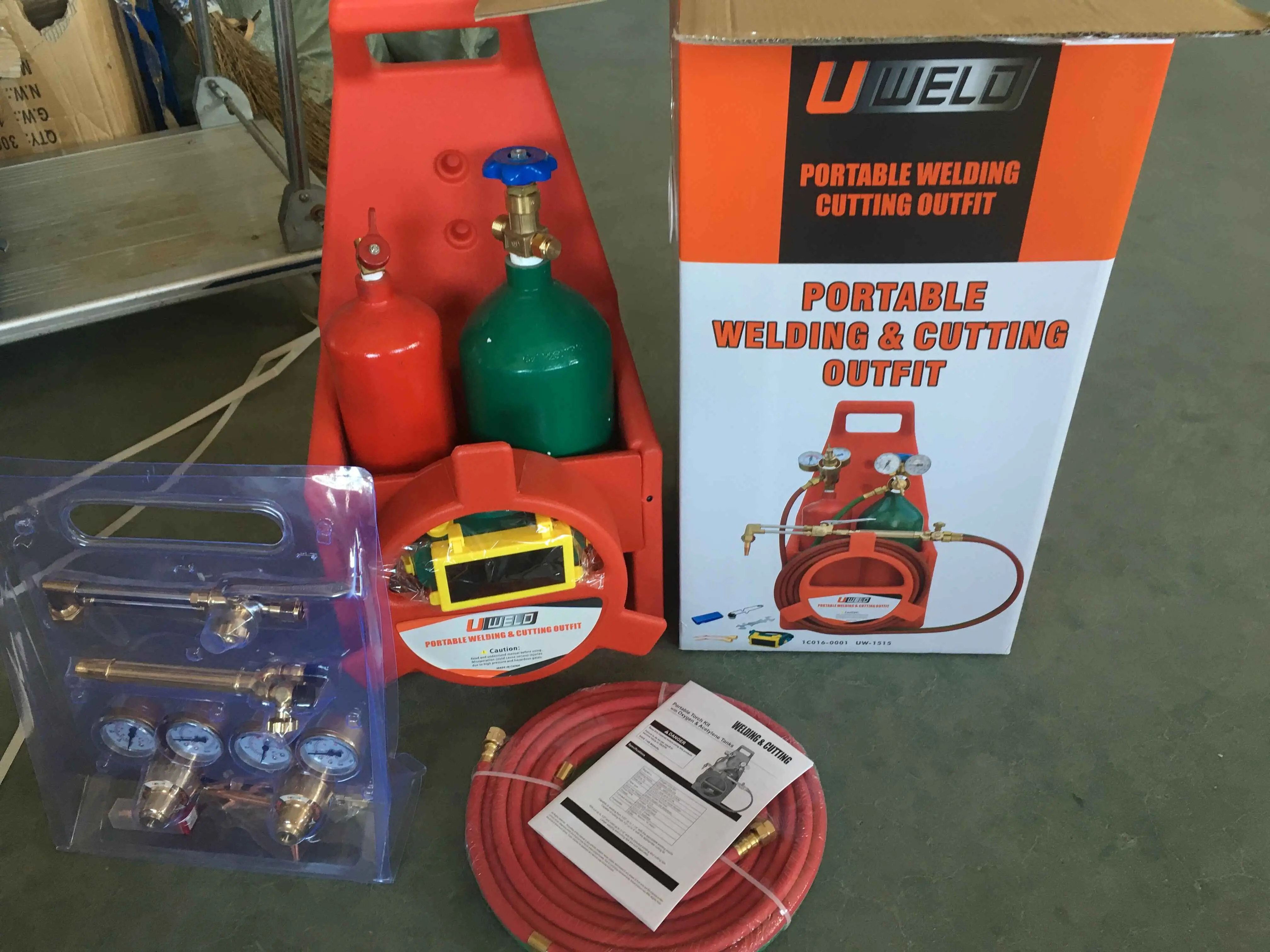 Hot Selling Set Portable Gas Welding Kit Of Oxygen Acetylene Weld Torch ...