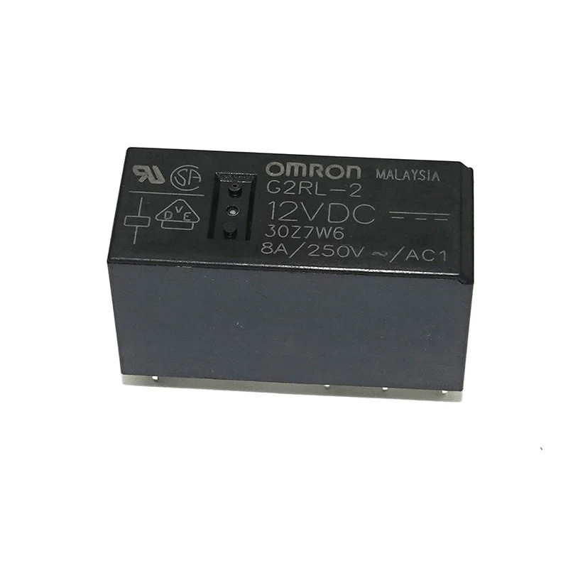 G2rl-2 Dc12v Pcb Power Relay Pcb Terminals General Purpose Standard Dpdt (2c) Flux Protection ...