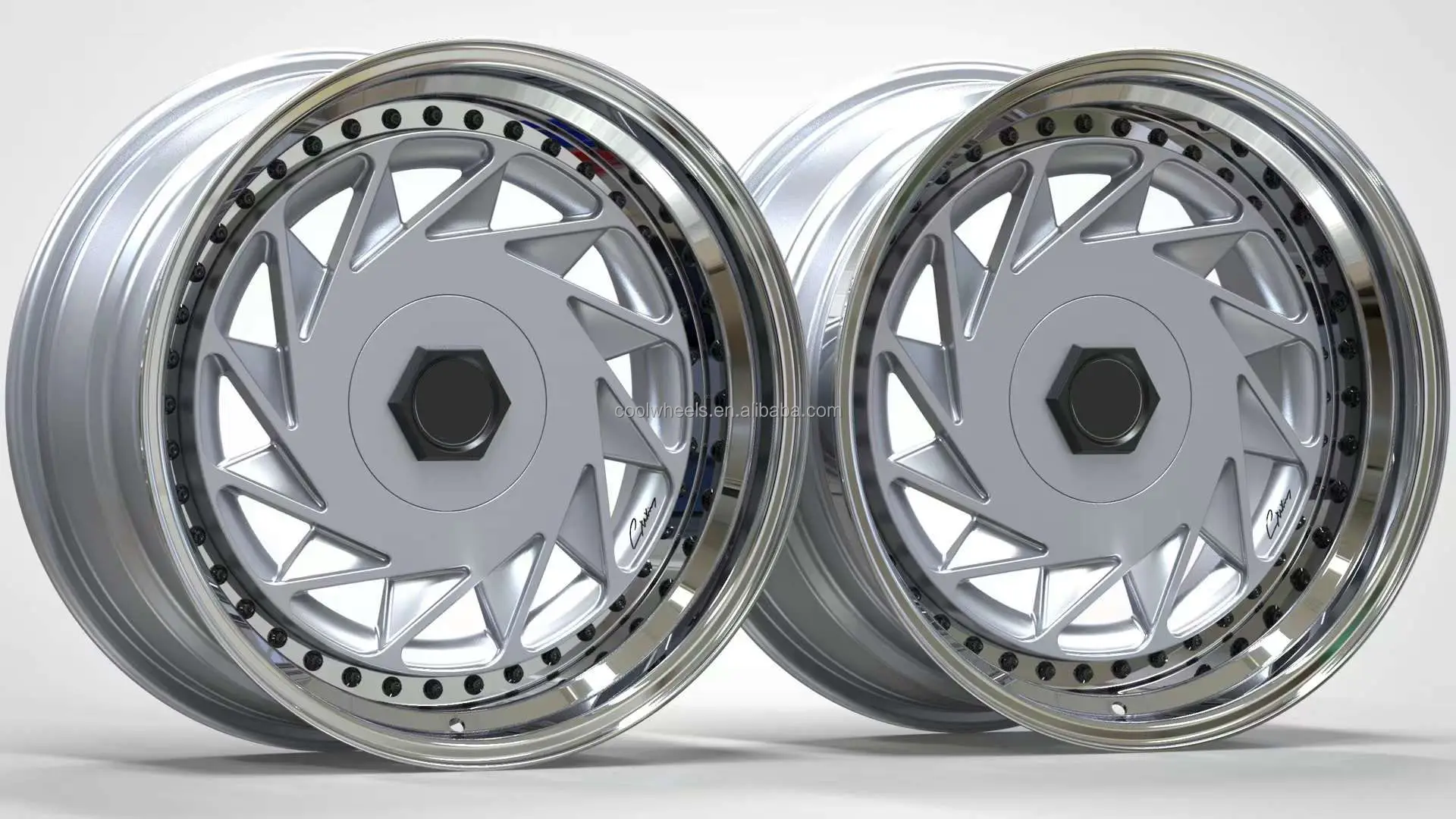 Bku Forged 3 Piece 5x112 Wheels 17 18 19 Inch Rims Alloy Deep Car Wheel ...