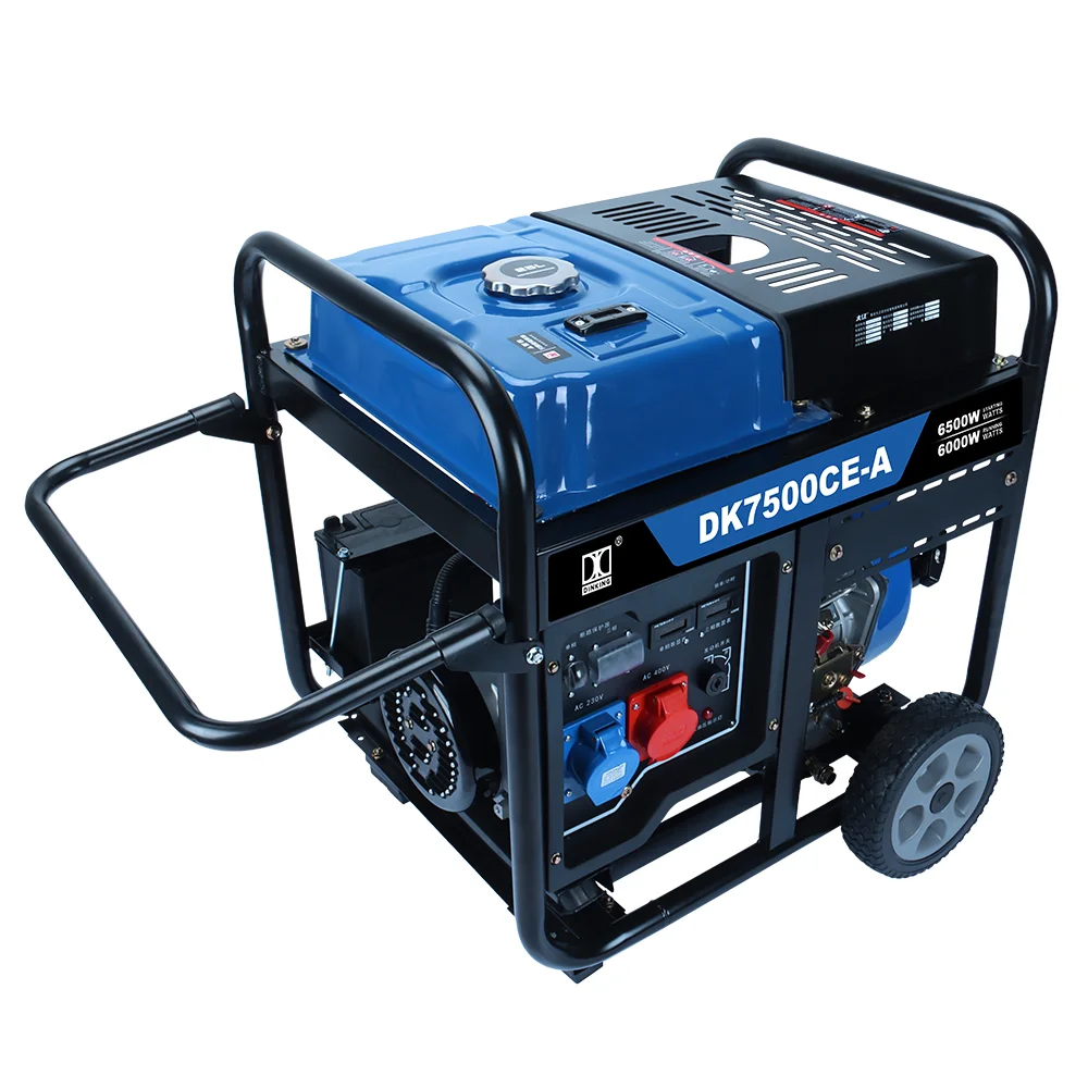 Dinking 6kw Diesel Generator Air-cooled Open Frame Type Diesel ...