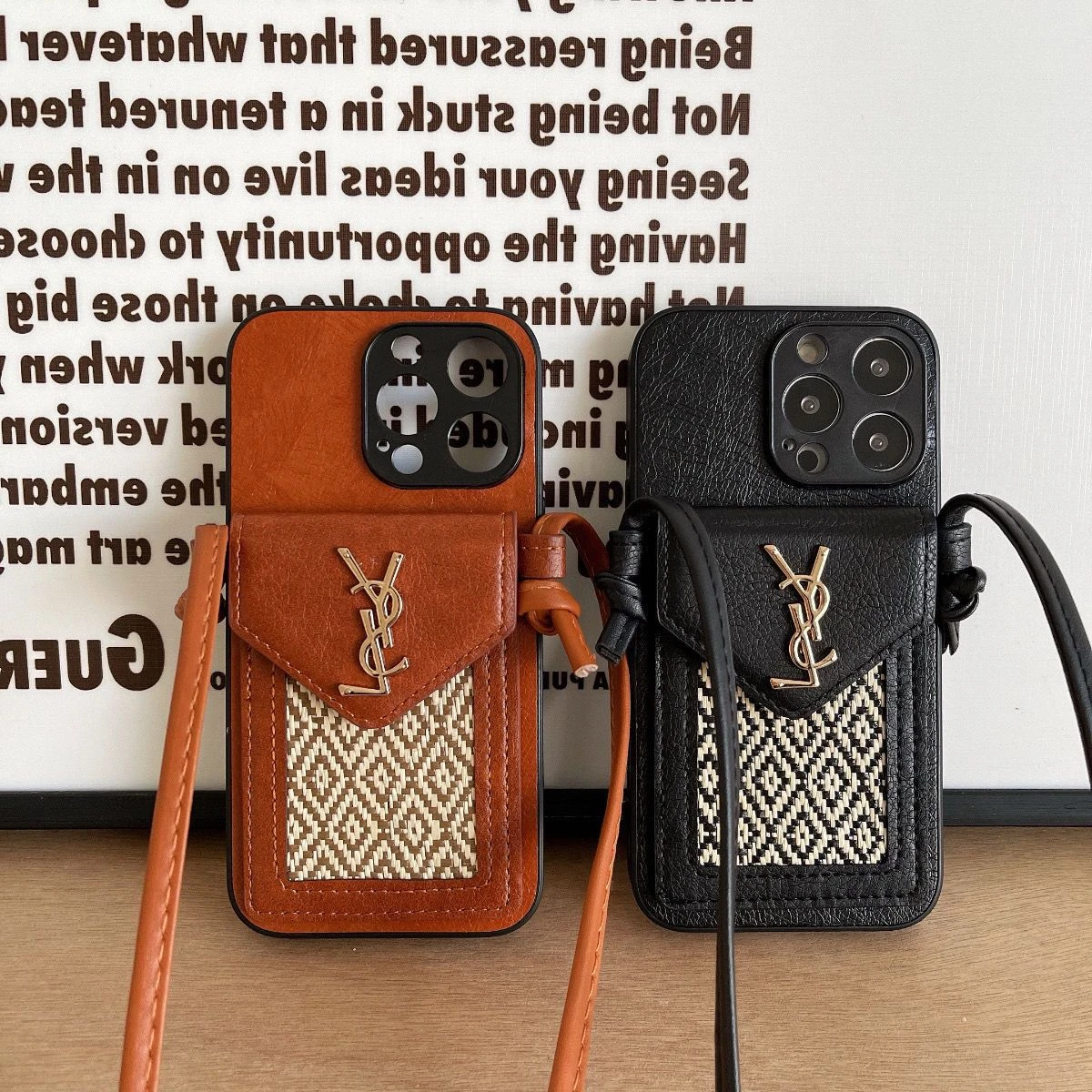 Fashion Brand Crossbody Card Bag Cortex Phone Cover Apple Mobile Phone ...
