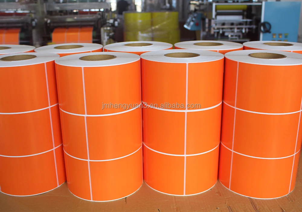 Custom Print Logo Label Paper 50x25mm Thermal Transfer Adhesive Sticker ...