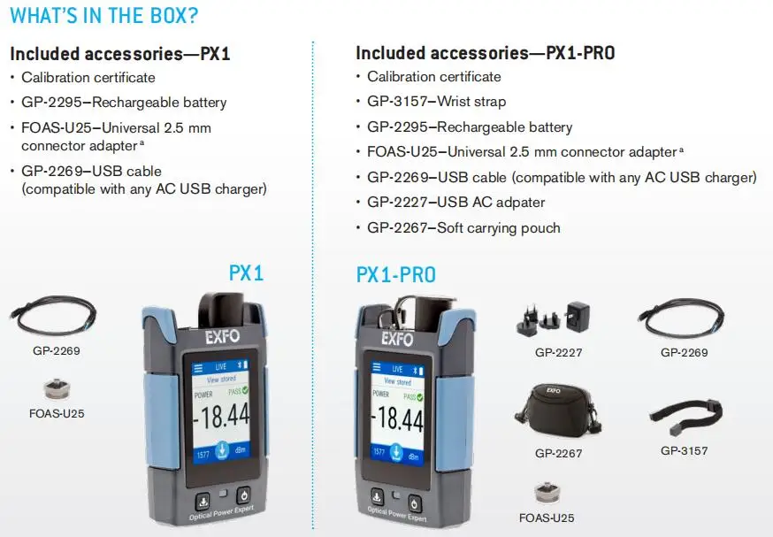 Exfo Power Meter Expert PX1 PRO S FOAS 22 - Precision & Reliability