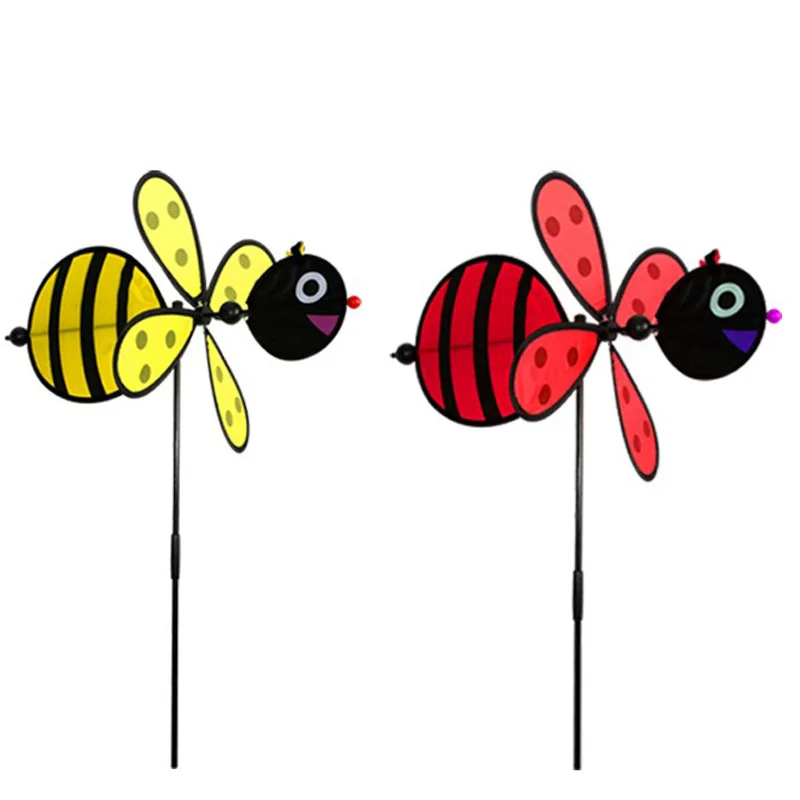 Wildlife tail 3D Cute bee beetle Windmill toy Children's crafts DIY ...