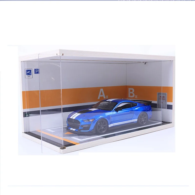 1:18 Scale Garage Model Led Lighting Diecast Alloy Model Car Garage ...