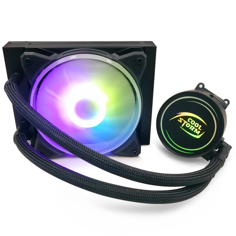 Lga1700 1200 Rgb Fan Pc Case Cooling Led Lights Fan Liquid Cpu Fan For ...
