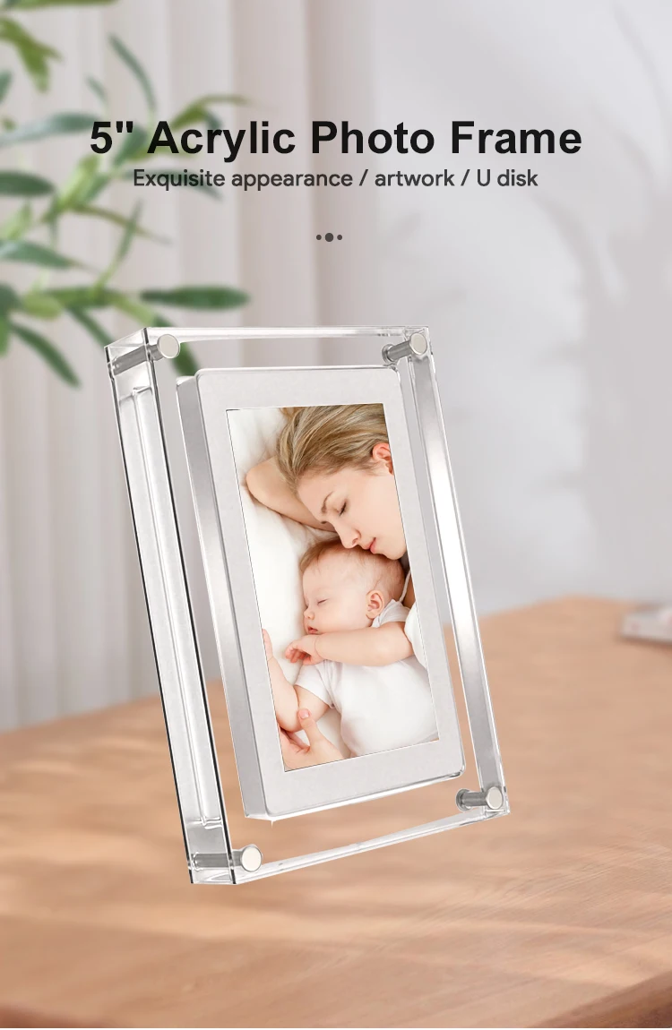 Amaboo 5 Inch Full Format Hd Lcd 5 Lcd Screen Nft Video Picture Frames ...