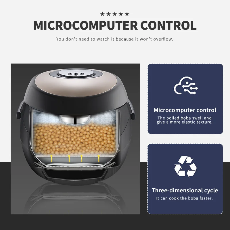 WINNERS Commercial Multi-function Bubble Tea Boba Cooker Tapioca Cooker ...