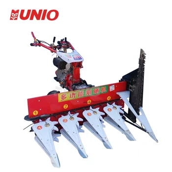 Multifunctional Walking Tractor Mounted Mini Harvester Rice Wheat ...