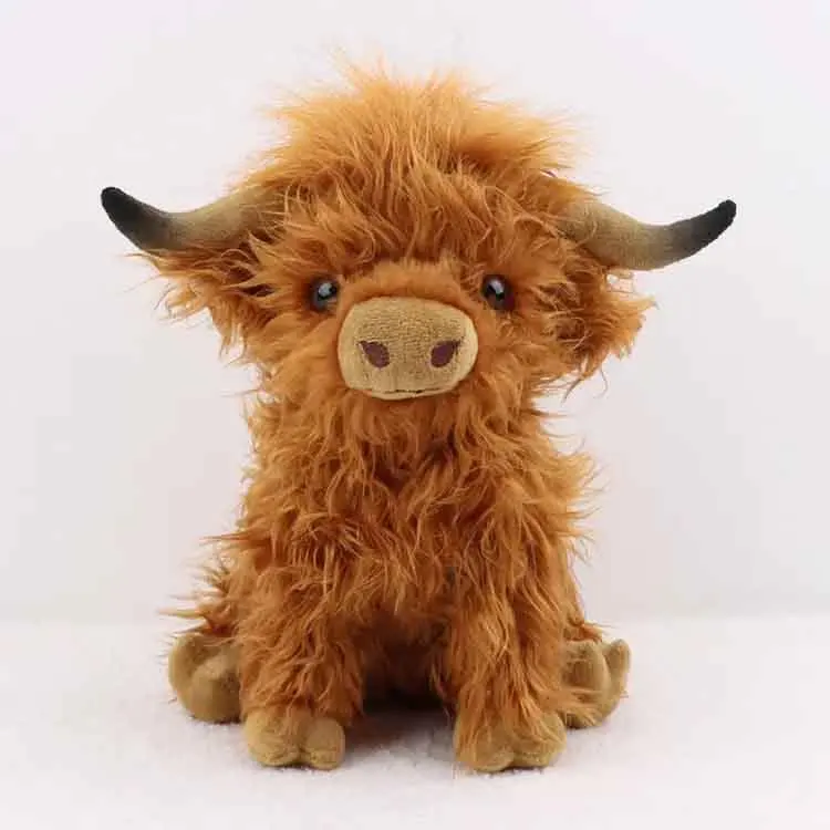 Toy Scottish Highland Cow Plush Toy Wholesale Custom Stuffed Animal ...