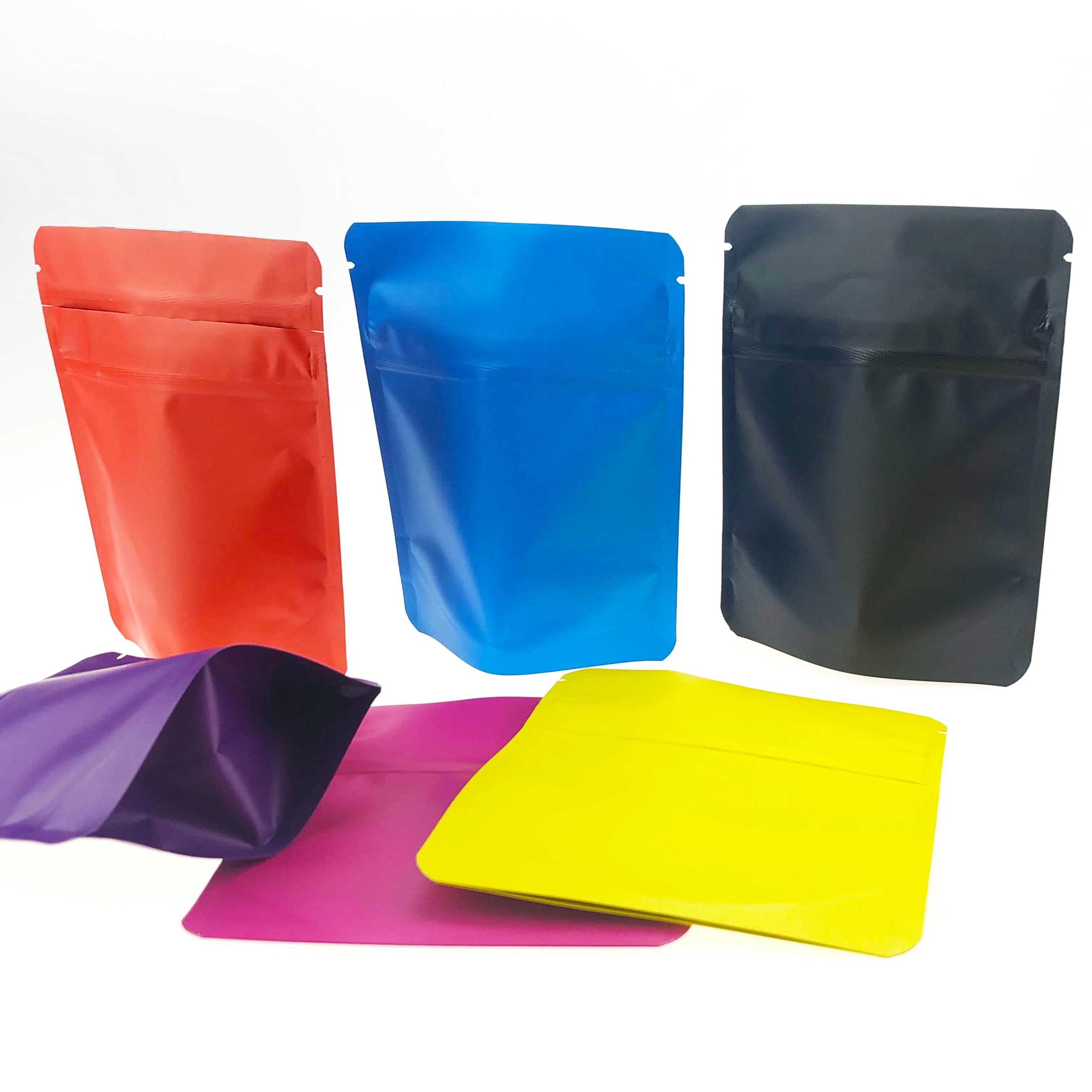 Plastic Zipper Child Proof Mylar Bag Plate Printing Mylar Packs 3.5g ...