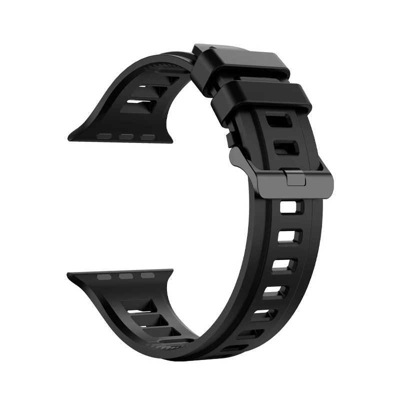 Custom Rubber Watch Strap for Apple Watch ultra Band 49mm 44mm 45mm ...
