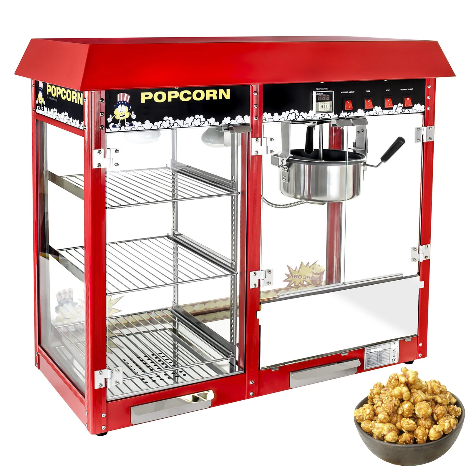 Wholesale Commercial Automatic Caramel Flavored 8OZ Popcorn Makers ...