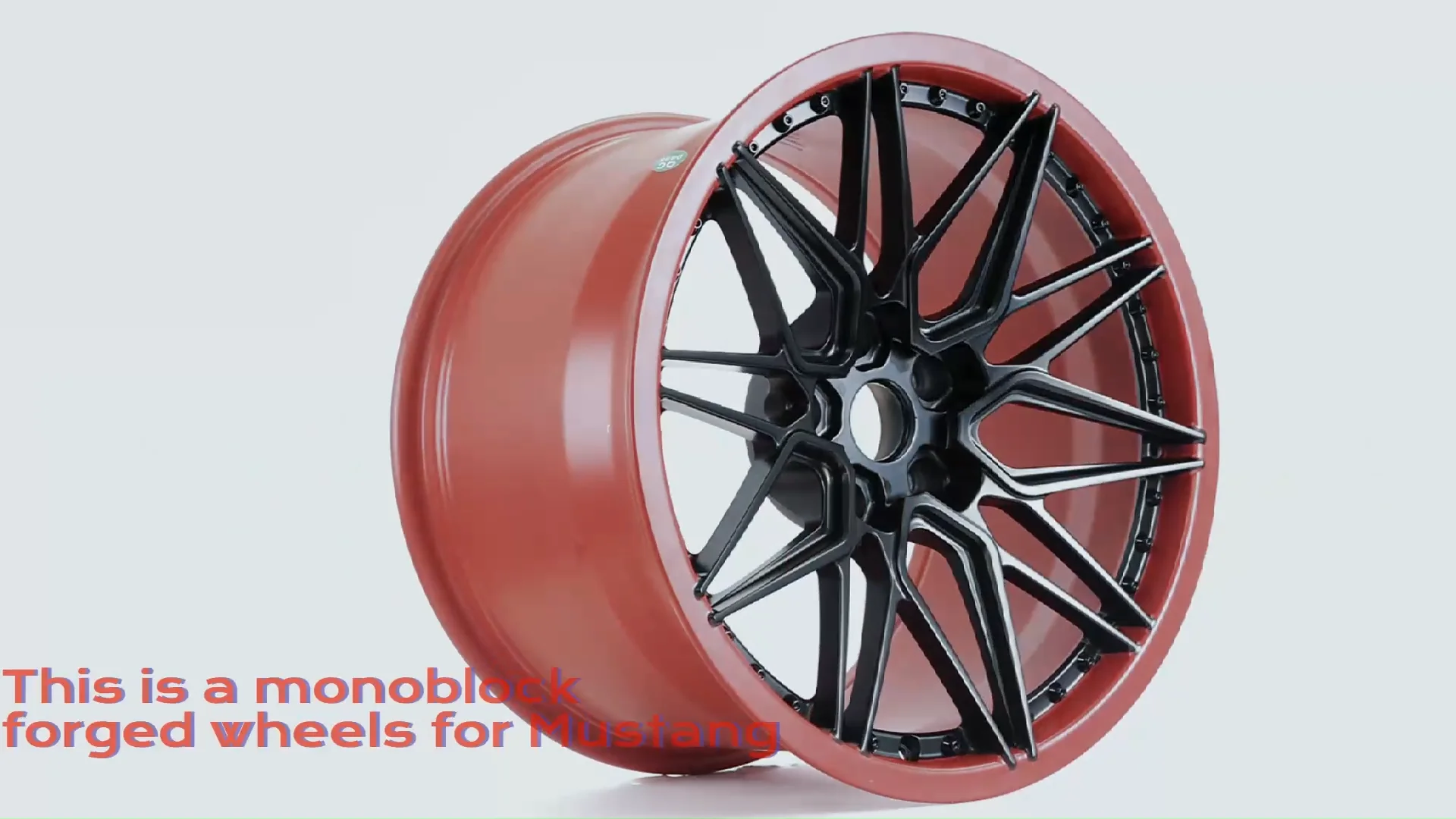 6061-t6 Deep Dish Concave Matt Red And Black 19 20 21 Inch 1piece 2 ...