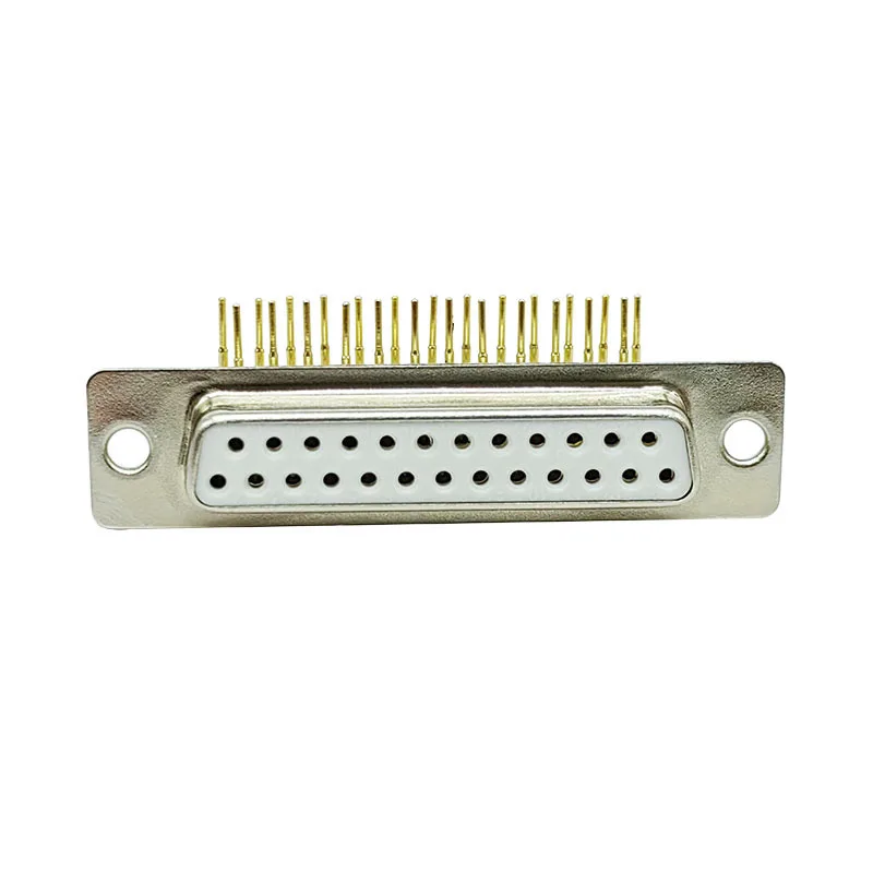 Solder Plate Dr25 Female Connector Riveted D-sub Connector Gold-plated ...