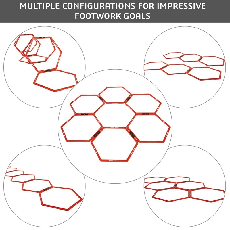 Folding Hexagon Training Sets Agility Ladder With Clips - Buy Hexagonal ...