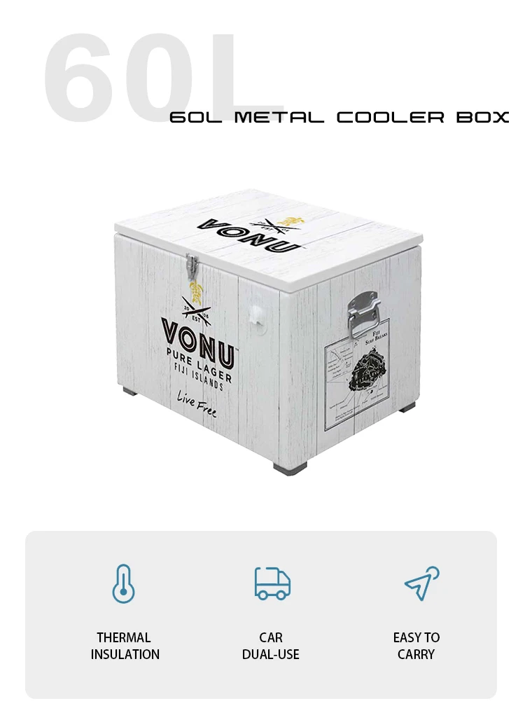 Corona Ice Chest Cooler Box - Durable & Waterproof Storage