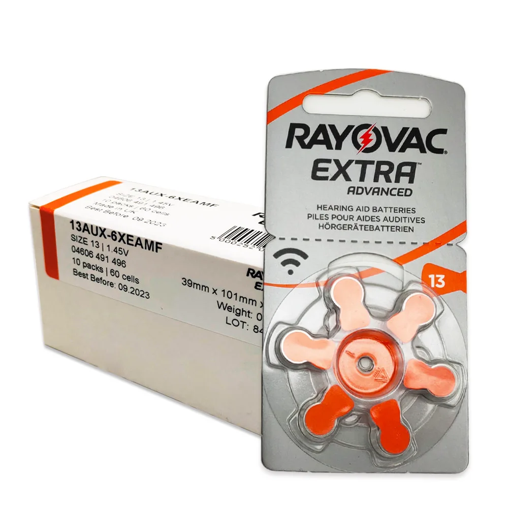 Rayovac Extra A13 Zinc Air Performance Hearing Aid Batteries For Bte Ite - Buy Rayovac A13 ...