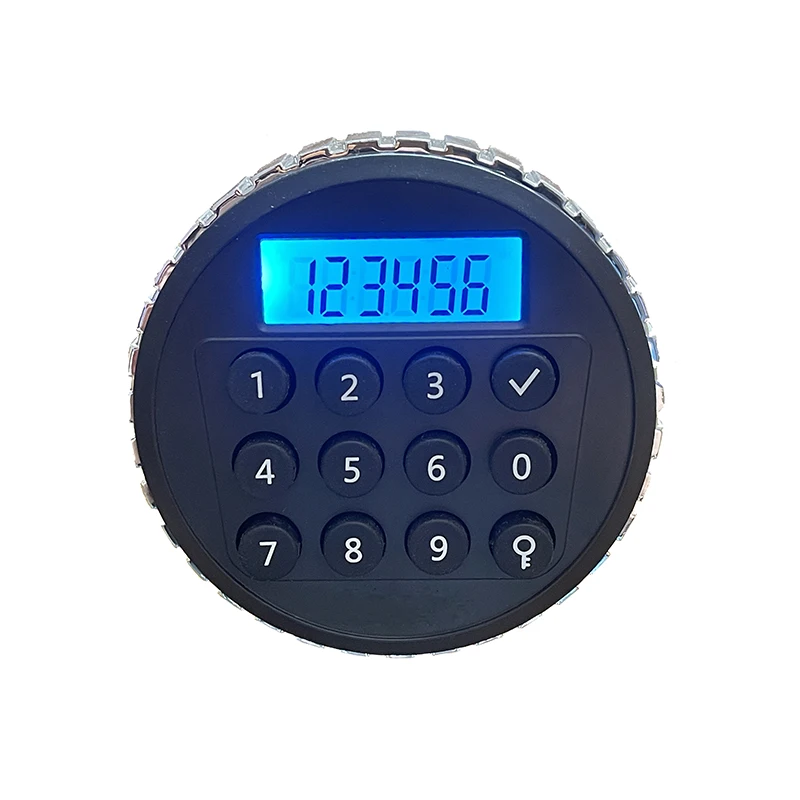Circular Rotary Handle Electronic Lock Safe Code Handle Integrated ...
