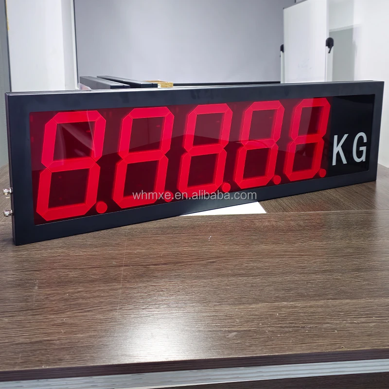 12-inch 5-Digit LED Weight Display - Accurate Industrial Scale
